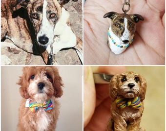 Hand sculpted polymer clay critters by FoxCraftCreations on Etsy