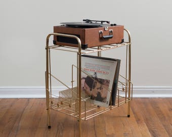 Record player stand | Etsy