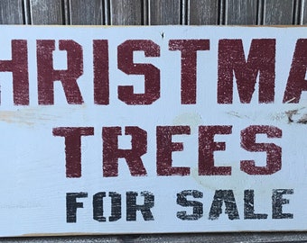 Tree farm sign | Etsy