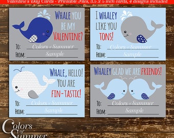 Whale valentine | Etsy