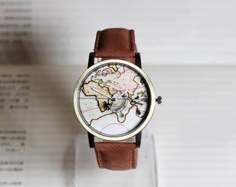 Map watch | Etsy