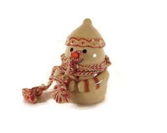 Ceramic snowman | Etsy