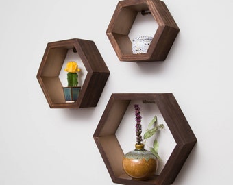 Hexagon shelves | Etsy