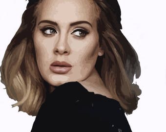 Adele art | Etsy