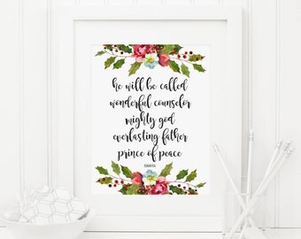 Isaiah 9 6 | Etsy