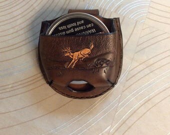 Leather snuff holder | Etsy