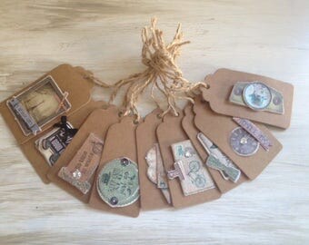 Kraft Paper Tags Digital Clipart Label Clip Art Swing Tag