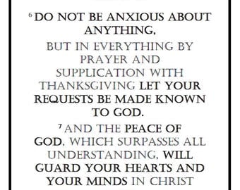 Philippians 4 6 | Etsy