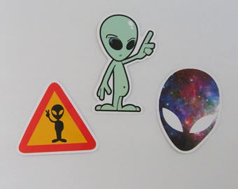Alien sticker | Etsy