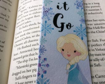 Elsa bookmark | Etsy