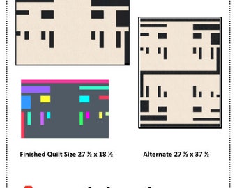 Modern quilt pattern | Etsy