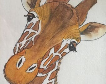 Whimsical giraffe | Etsy