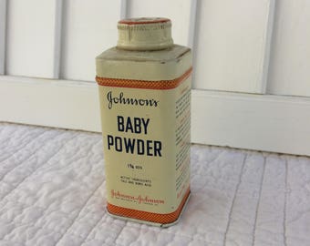 Baby powder tin | Etsy