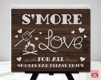 Smores wood sign | Etsy