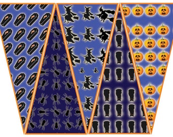 Halloween bunting | Etsy
