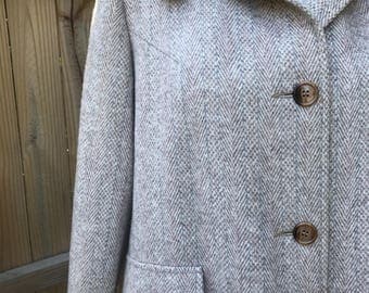 Vintage tweed coat | Etsy