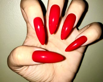 Acrylic nails | Etsy