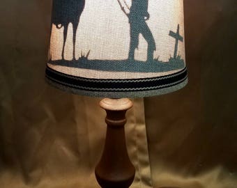 Western lamp shade | Etsy