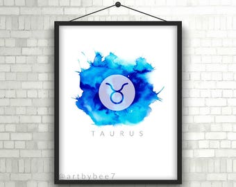 Taurus painting | Etsy