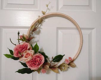 Modern spring wreath | Etsy