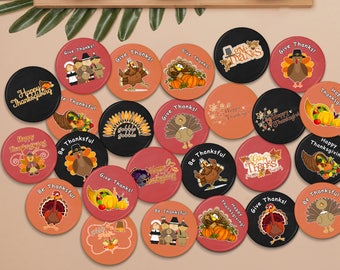 Thanksgiving buttons | Etsy