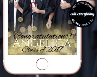 Graduation geofilter | Etsy