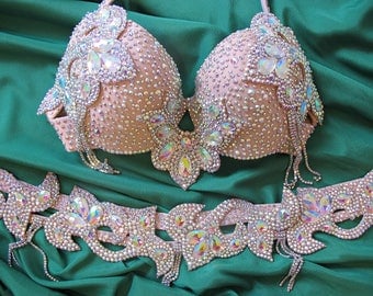 Rhinestone bra | Etsy