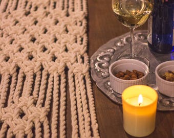 Macrame table | Etsy