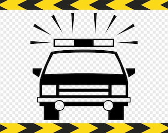 Police car svg | Etsy