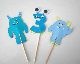 Monsters theme | Etsy