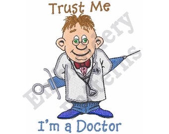 Doctor embroidery | Etsy