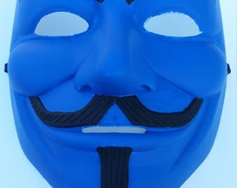 Blue mask | Etsy