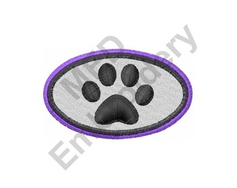 Animal Cat Dog Paw Print Machine Embroidery Design