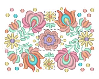 Colorful embroidery | Etsy