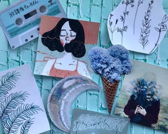 Minimalist stickers | Etsy