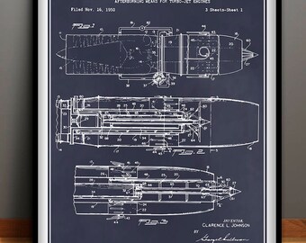 Aircraft engine art | Etsy