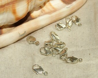 20 sets Silver Tone Magnetic Snap Clasps 14mm