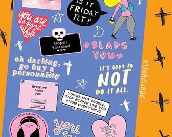 Cool stickers | Etsy