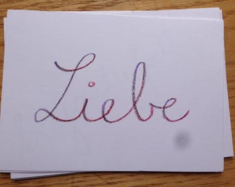 Liebes-Karten | Etsy DE