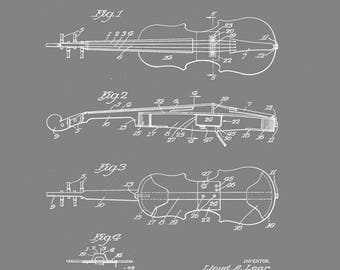 Violin blueprint | Etsy