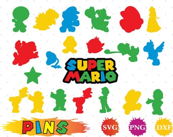 Super mario cricut | Etsy