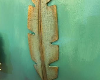 Feather wall hanging | Etsy