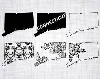 Connecticut svg | Etsy