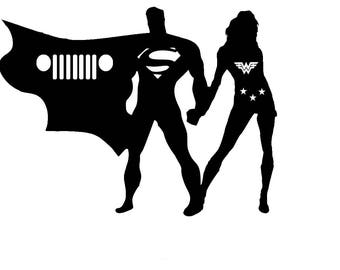 Wonderwoman stickers | Etsy