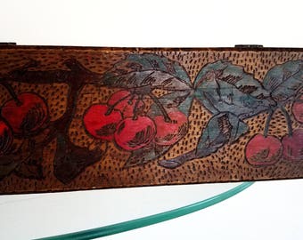 Pyrography box | Etsy