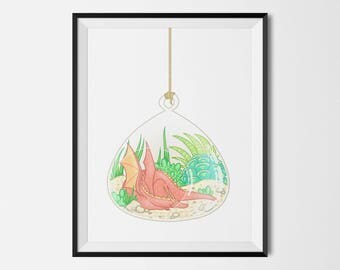 Terrarium art | Etsy