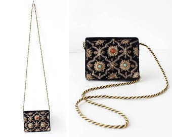 Embroidered purse | Etsy