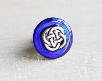 Men's Celtic Knot Tie Tack Hat pin Lapel Pin Mens