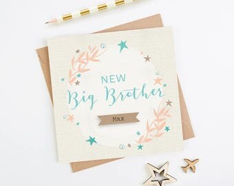 Big brother card | Etsy