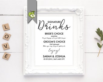 In Loving Memory Wedding Sign Memorial Table 8x10 and